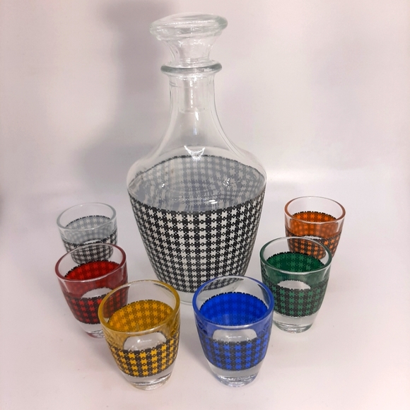 Ruhr Glass | Dining | Vintage Mid Century Modern 8 Piece Liquor ...